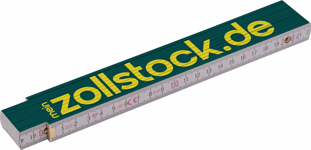 Meterstab bedrucken - meinzollstock.de